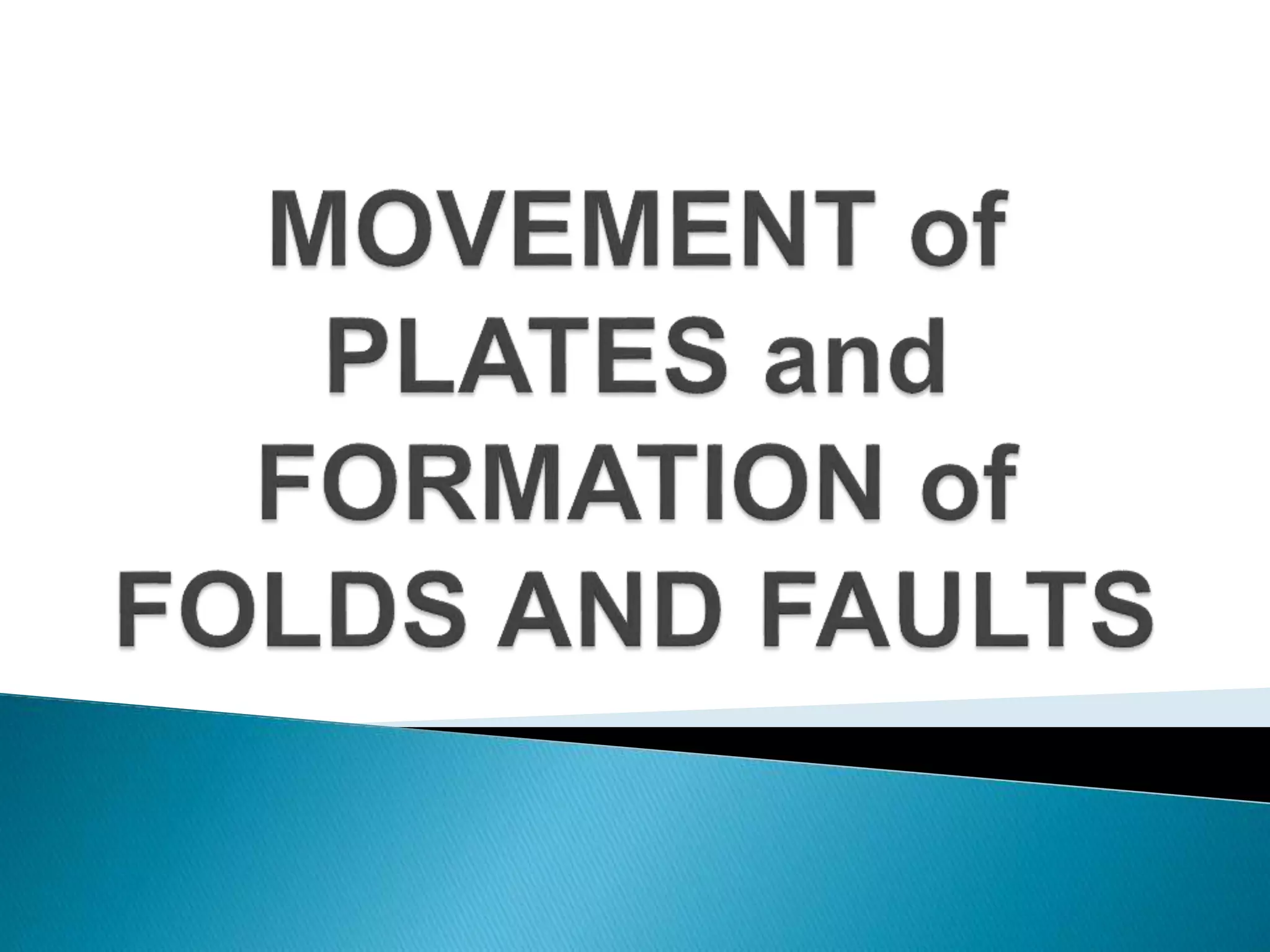 MOVEMENT OF PLATES AND FORMATION OF FOLDS AND.pptx