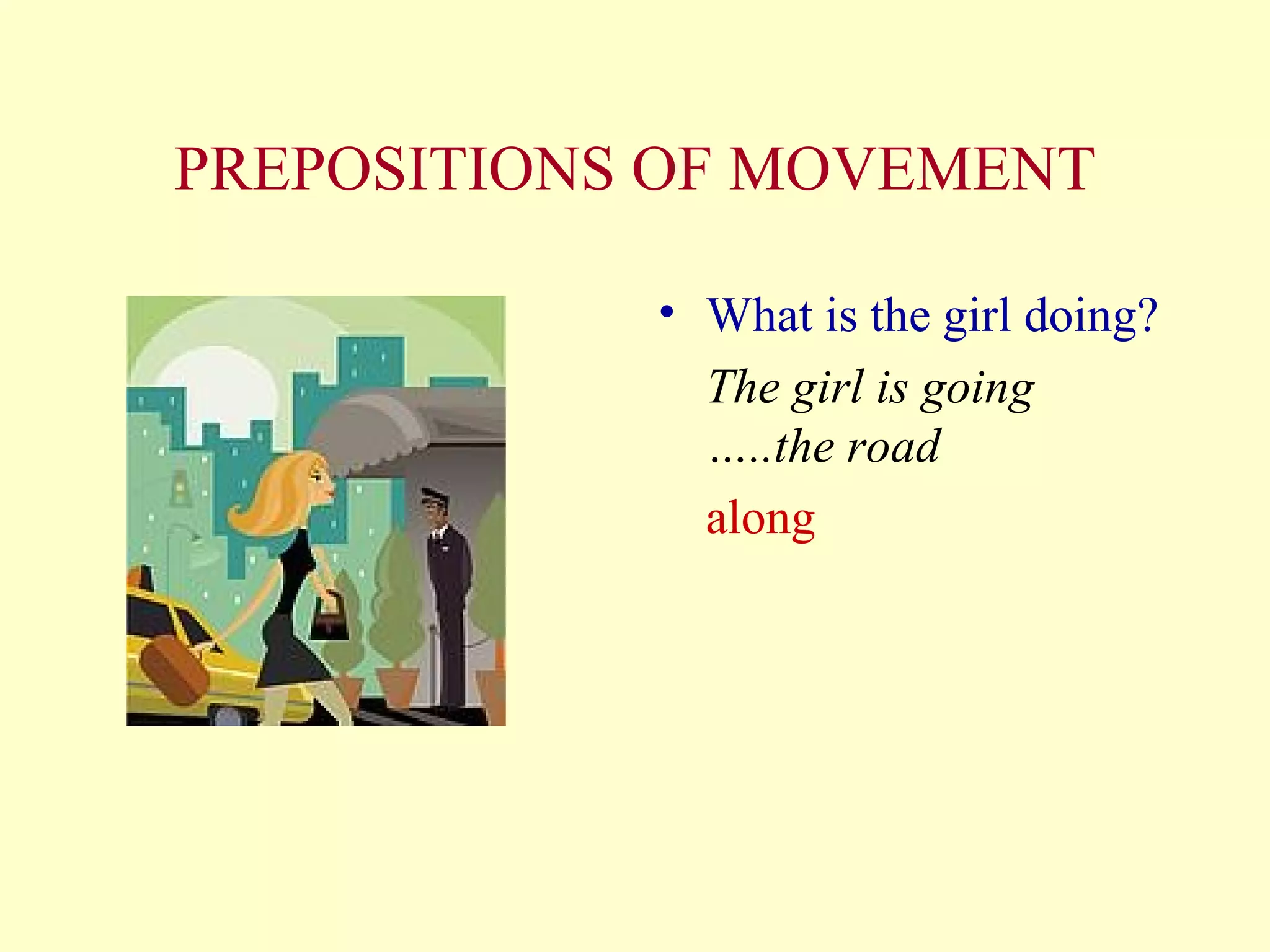 Movement prepositions | PPS