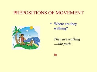 Movement prepositions | PPS