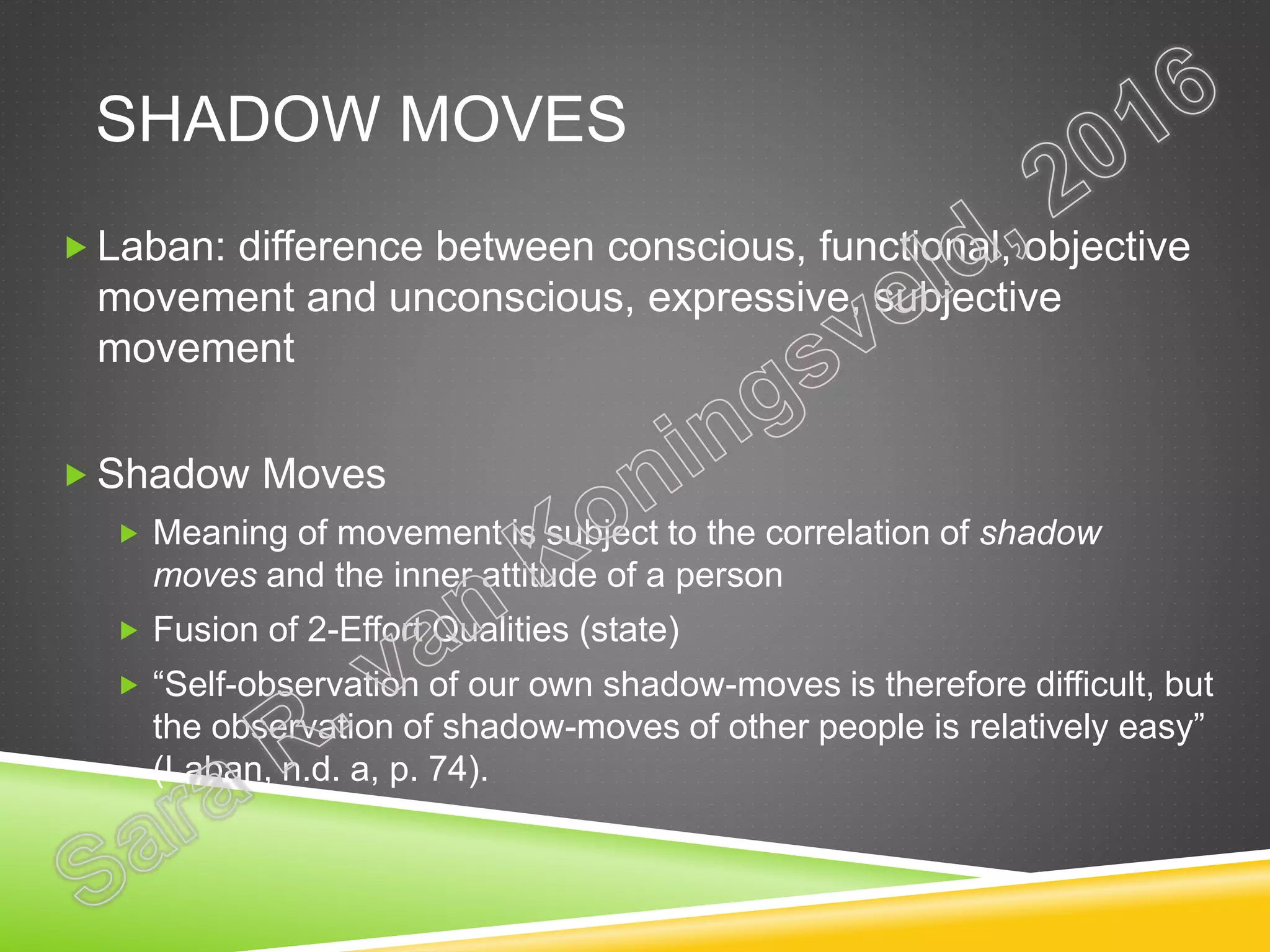Movement Psychology in Dance/Movement Therapy | PPTX