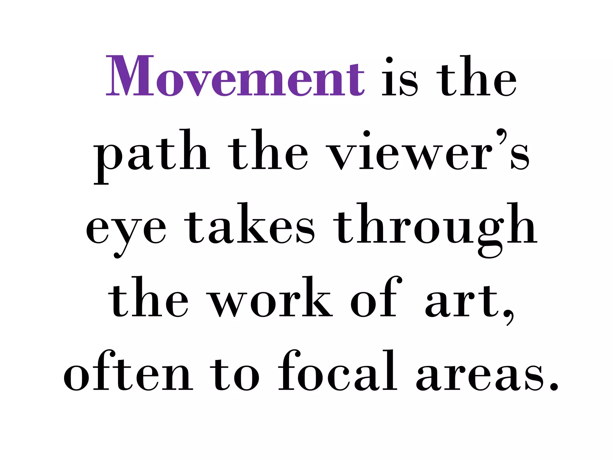 Movement Principles of Design | PDF