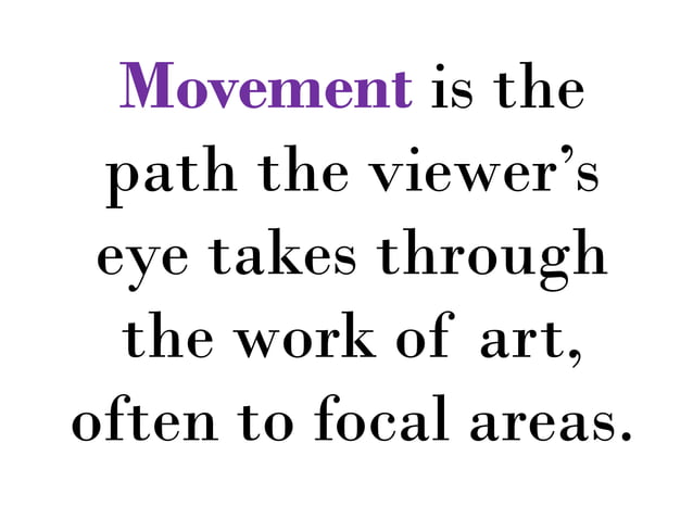 Movement Principles of Design | PDF