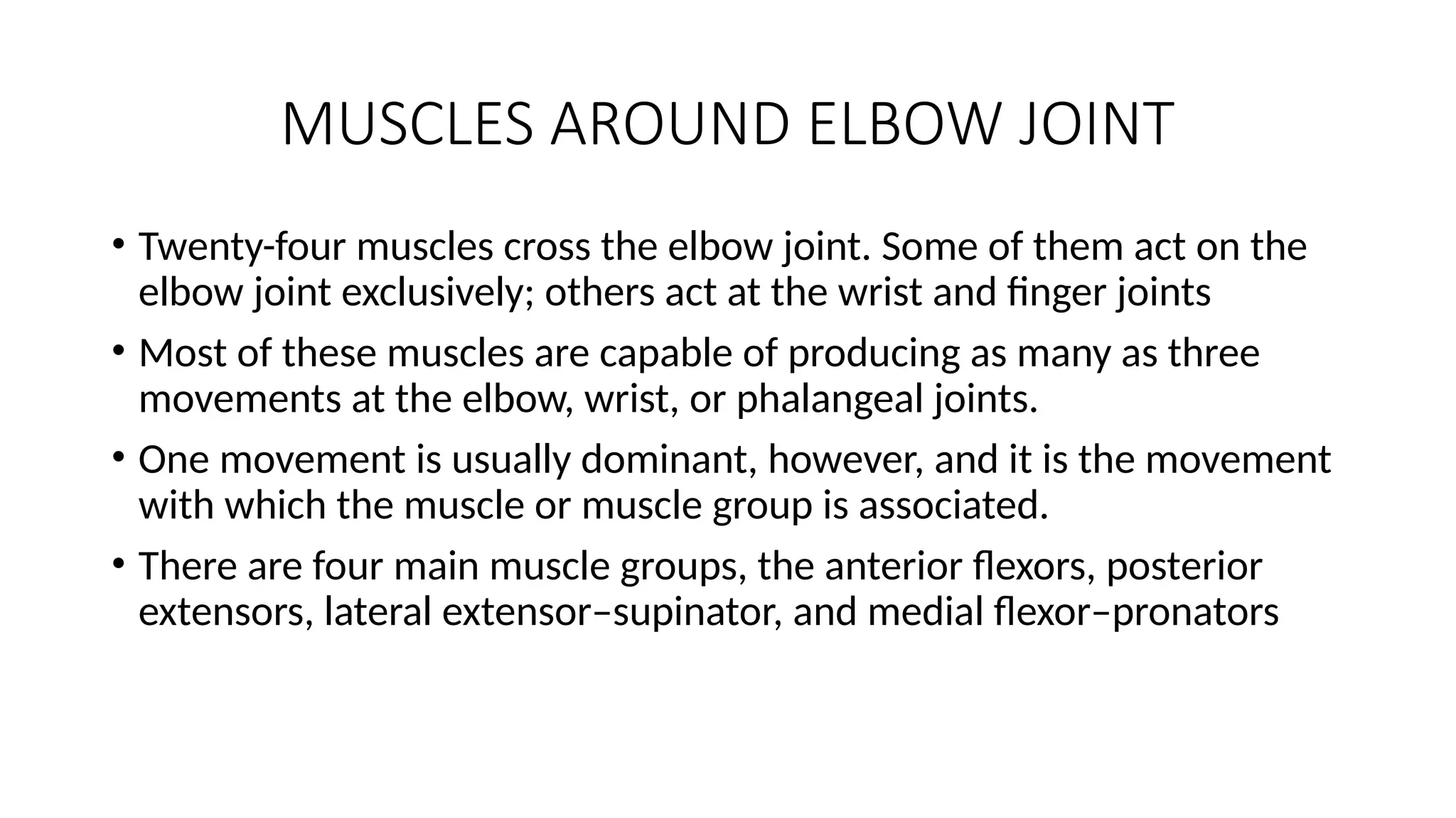 BIOMECHANICS OF THE MOVEMENTS AROUND ELBOW JOINT.pptx