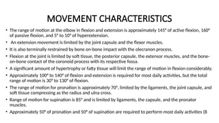 BIOMECHANICS OF THE MOVEMENTS AROUND ELBOW JOINT.pptx