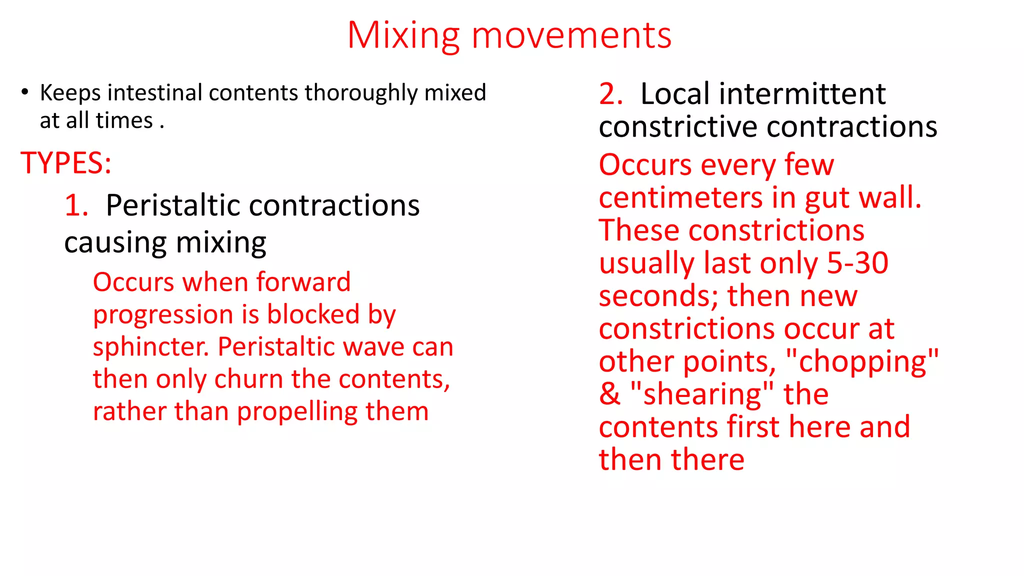Movements in the GIT( the guyton and hall physiology) | PPTX