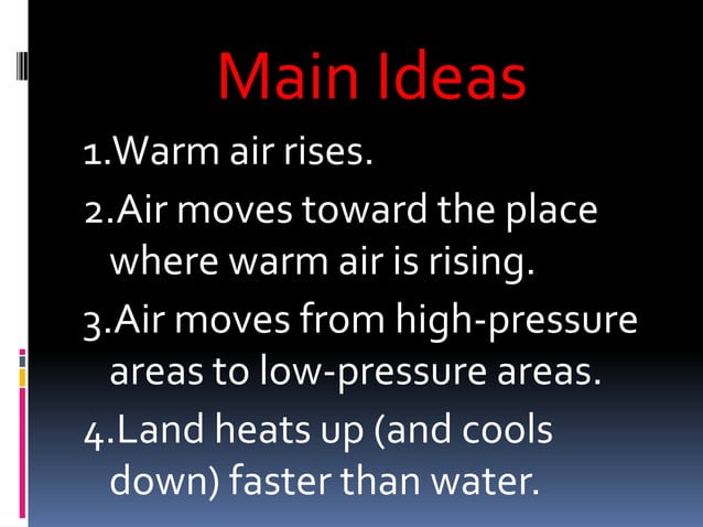 Movements of air | PPTX | Weather | Science