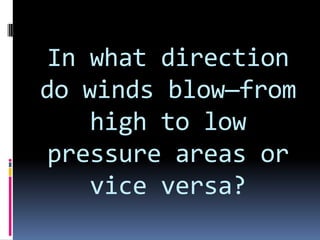 Movements of air | PPTX