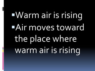 Movements of air | PPTX