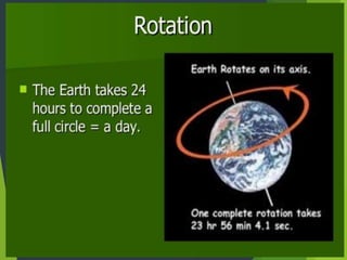 Movements of Earth.ppt ROTATION AND REVOLUTION | PPT