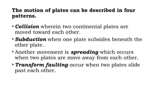 MOVEMENTS OF PLATE TECTONIC MOVEMENTS AND WILSON CYCLE.pptx