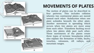 MOVEMENTS OF PLATES earth and life science .pptx