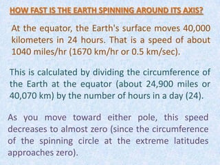 Movements of the earth | PPT