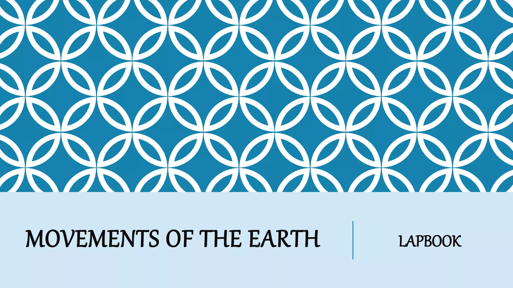 Lapbook: Movements of the Earth | PPTX