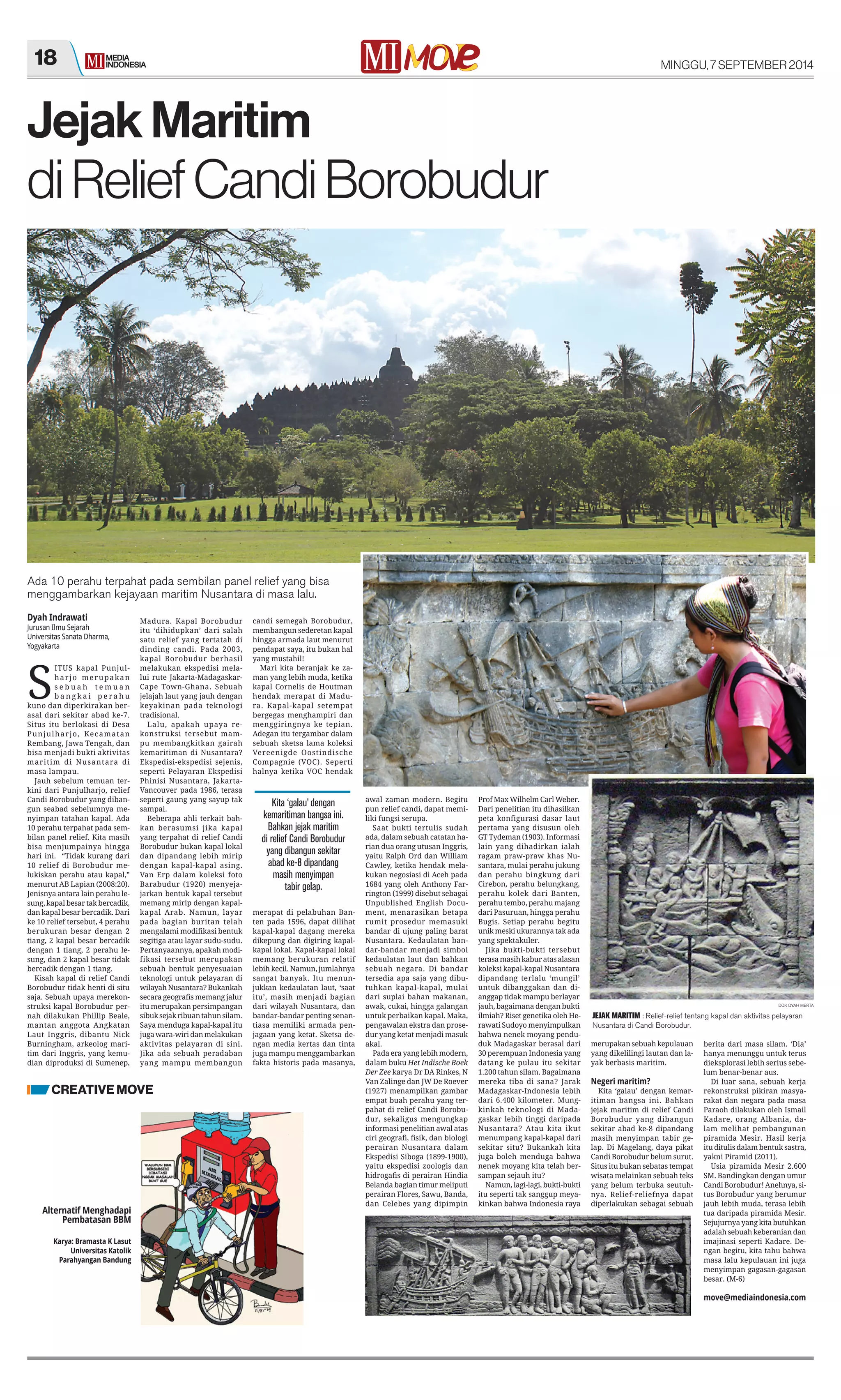 Jejak Maritim di Relief Candi Borobudur | PDF