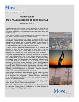 Move one rig movement presentation | PDF