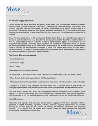 Move one rig movement presentation | PDF