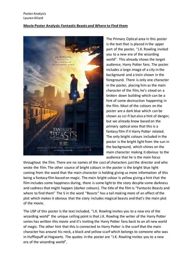 Movie poster analysis | PDF