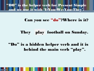 the moves of do-does in simple present | PPT