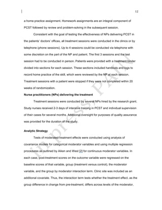 CBT for Catastrophizing? | PDF