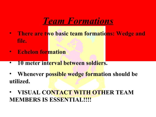 Move tactically | PPT | Arms & Ammunition | Sensitive Topics