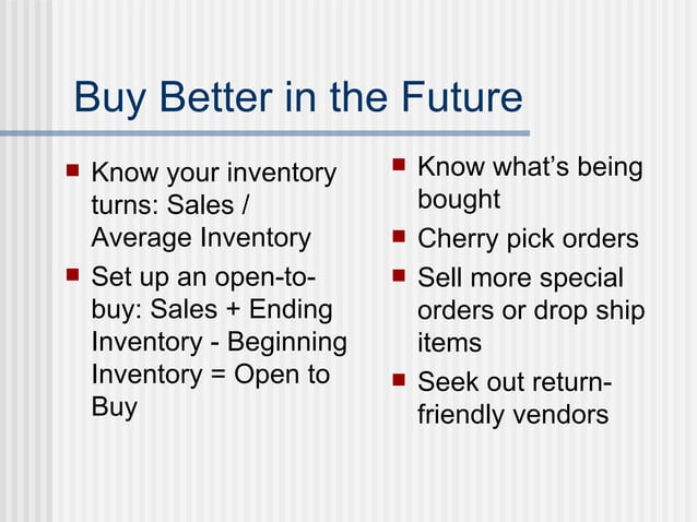 Move That Merchandise | PPT