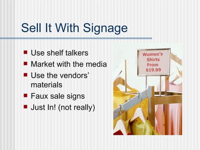 Move That Merchandise | PPT