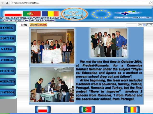 Move to improve proiect comenius | PPT