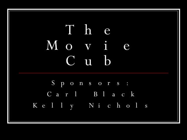 Movie Club | PPT