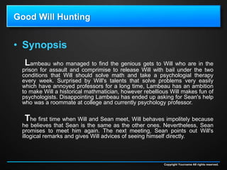 Movie good will hunting(20102653 hjm) | PPTX