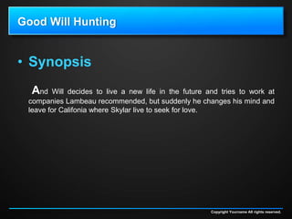 Movie good will hunting(20102653 hjm) | PPTX