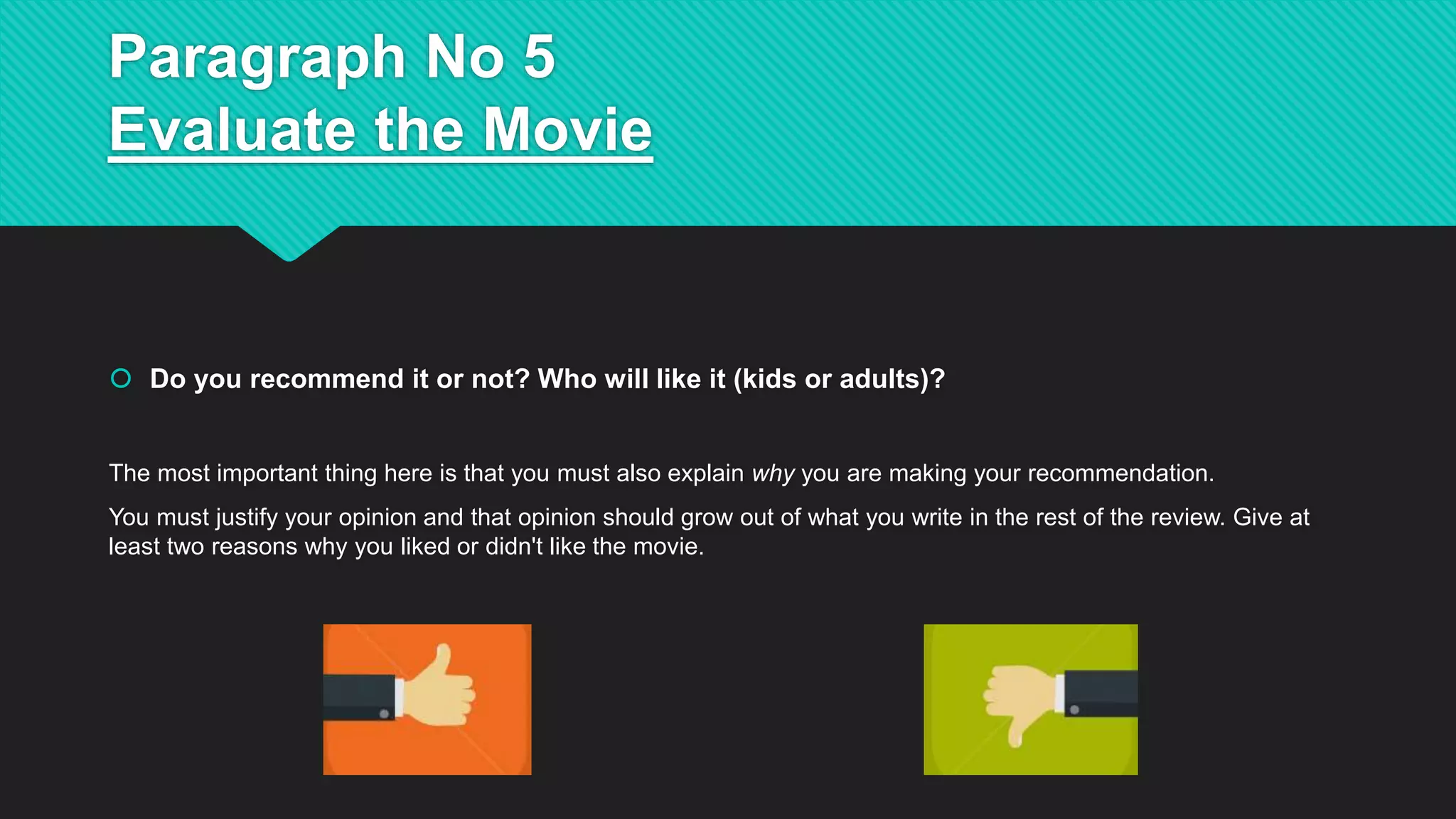 How to write a Movie review | PPTX