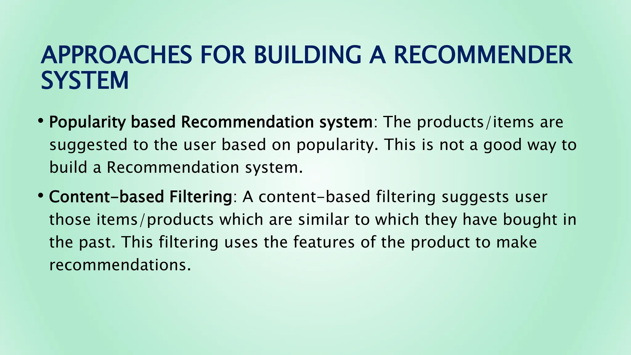 powerpoint presentation on movie recommender system. | PPTX