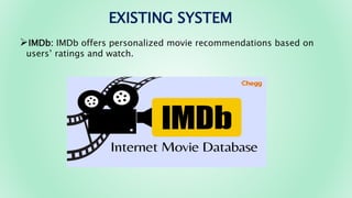 powerpoint presentation on movie recommender system. | PPTX