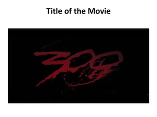 300 Movie Font