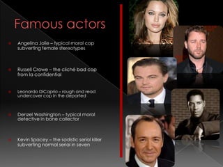 Movie analysis | PPTX | True Crime | Genres