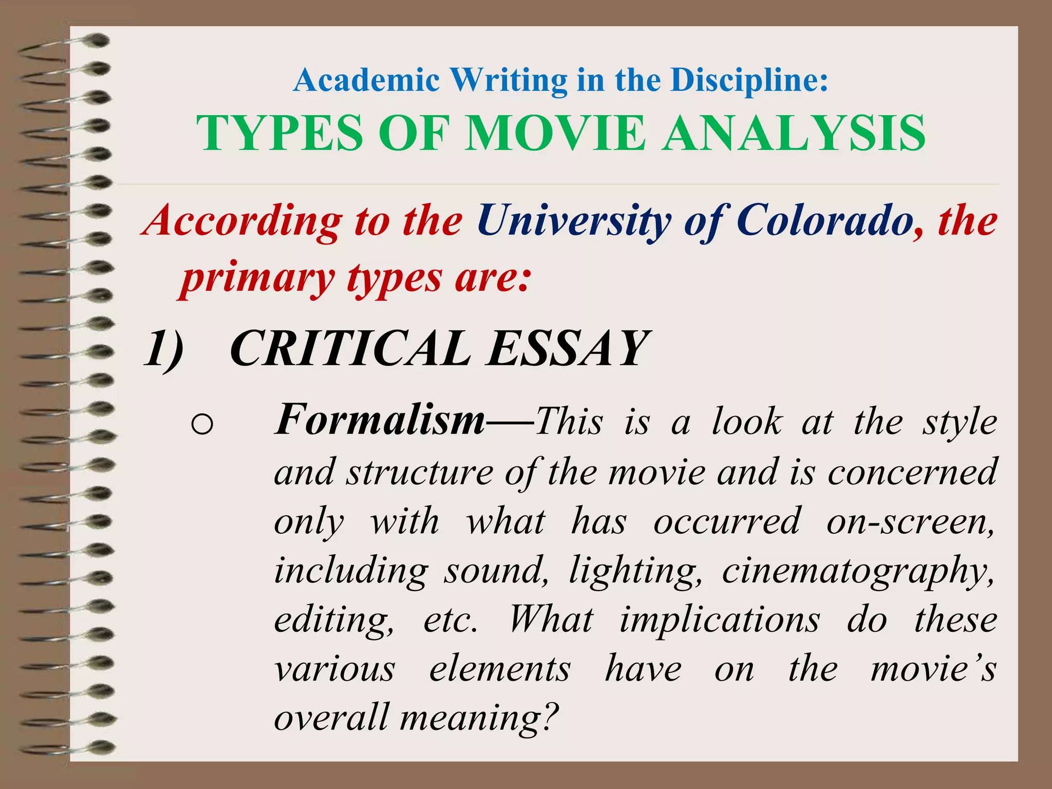 Movie analysis | PPTX