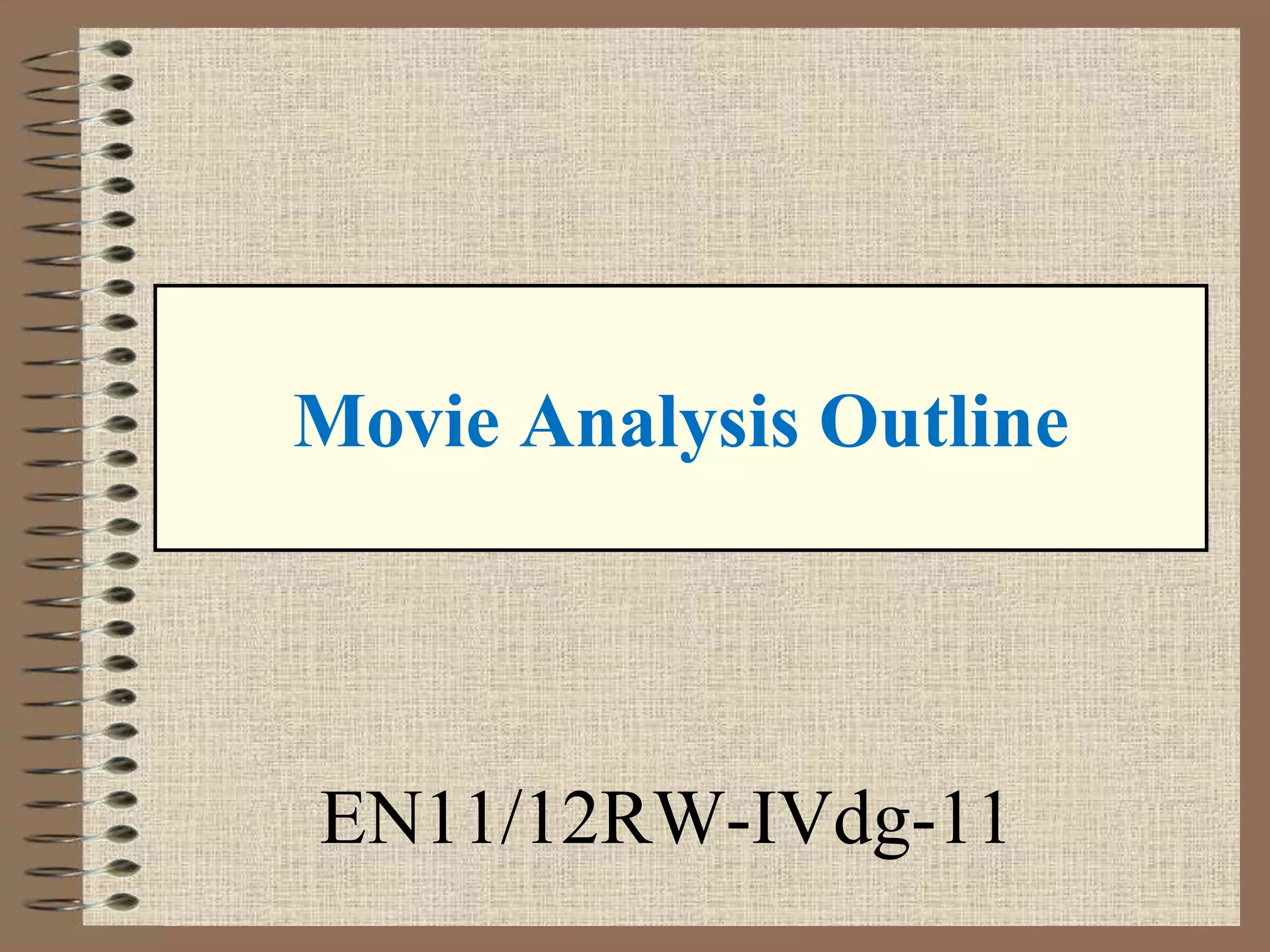 Movie analysis | PPTX