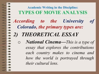 Movie analysis | PPTX