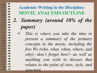 Movie analysis | PPTX