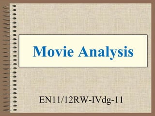 Movie analysis | PPTX