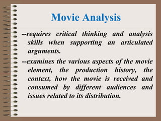 Movie analysis | PPTX