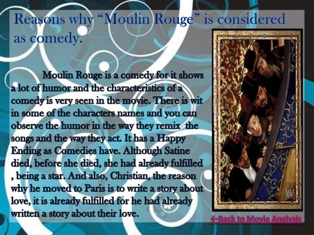 Movie analysis romeo and juliet and moulin rouge | PPTX