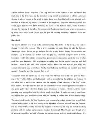 Movie assignment | DOCX | Debated Sensitive Social Issues | Sensitive ...