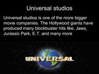 Movie company logos | PPT
