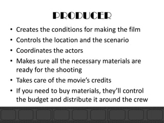 Movie crew presentation | PDF