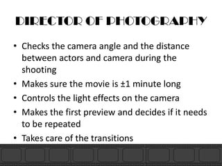 Movie crew presentation | PPT