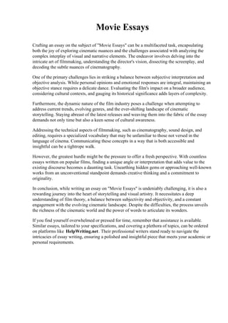 Movie Essays.pdf