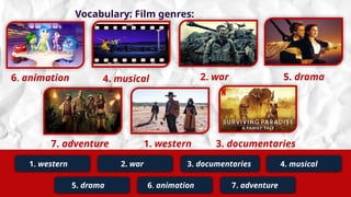 Slide Movie and series genres 8th grade.pptx