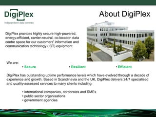 DigiPlex induction briefing | PPT