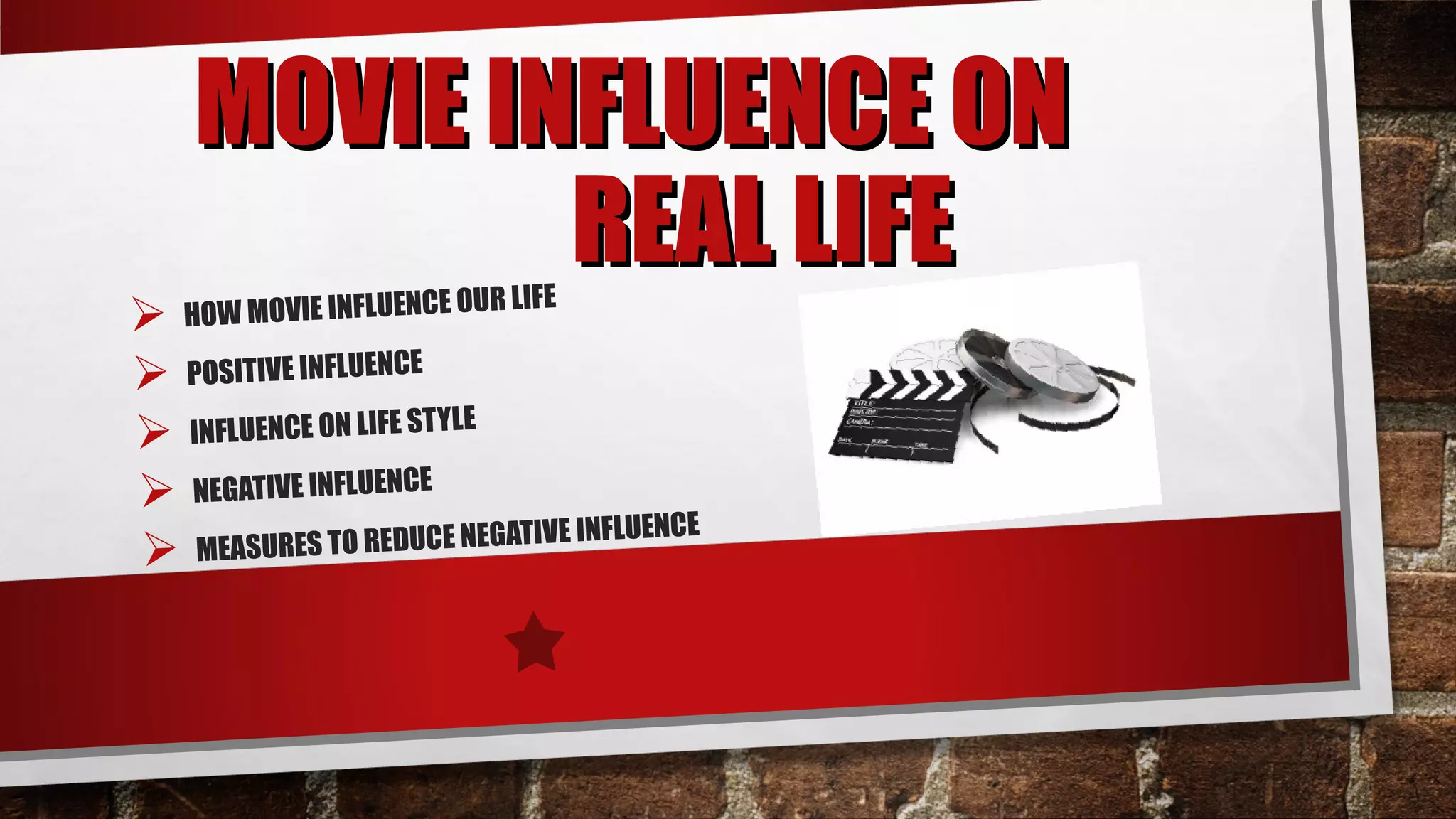 Movie influence | PPT